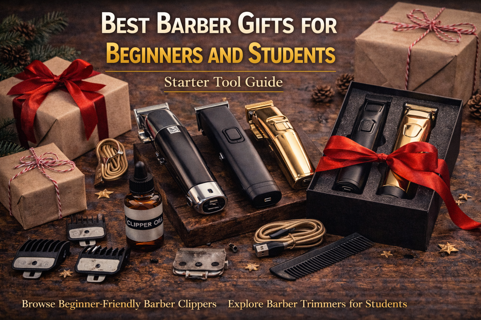 Best Barber Gifts for Beginners and Students | Starter Tool Guide ...