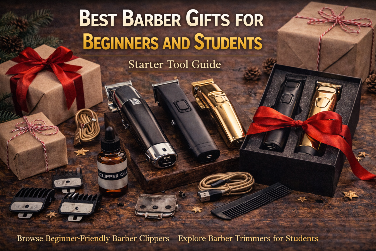 Best Barber Gifts for Beginners and Students | Starter Tool Guide ...