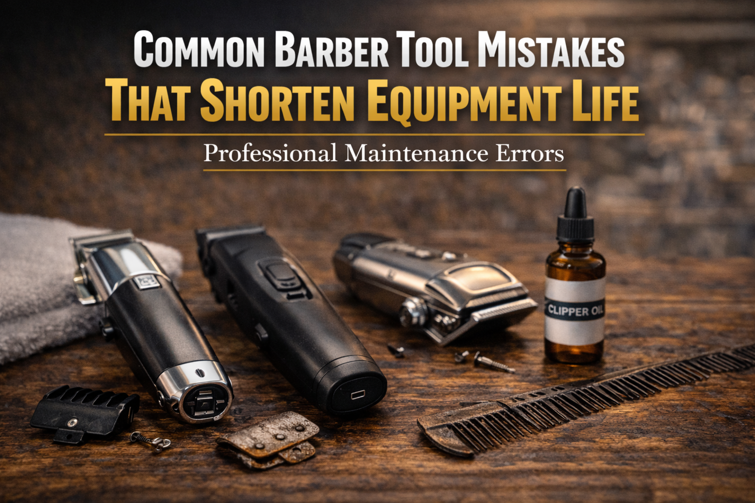 Common Barber Tool Mistakes That Shorten Equipment Life | Expert Guide ...